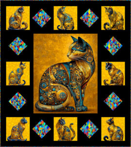 Klimt Kitty Pattern | eQuilter Blog