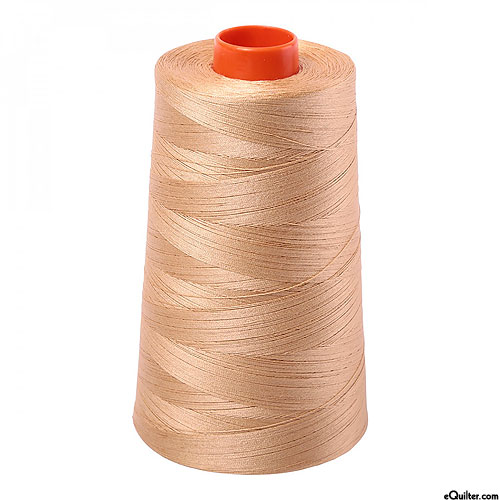 eQuilter Brown - AURIFIL Cotton Thread CONE - Solid 50 Wt - Cashmere Tan