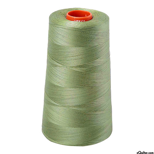 eQuilter Green - AURIFIL Cotton Thread CONE - Solid 50 Wt - Wild Sage