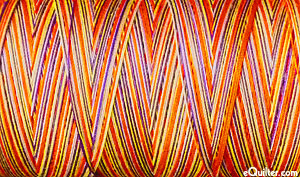 eQuilter Variegated - AURIFIL Cotton Thread - 50 Wt - Desert Dawn