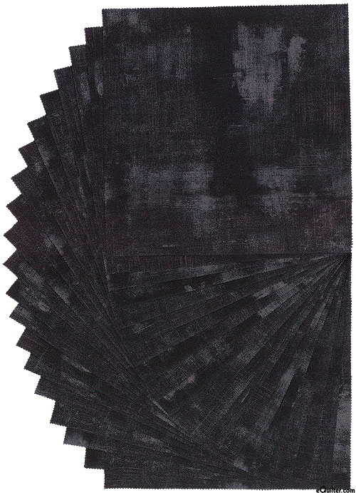 Moda Fabrics Grunge Layer Cake - Onyx Black - 10" Squares