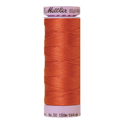 eQuilter Red - Mettler Silk Finish Cotton Thread - 164 yd - Terra Cotta