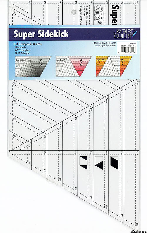 eQuilter Super Sidekick Ruler - 8 Sizes - 1-1/2" up to 8-1/2"