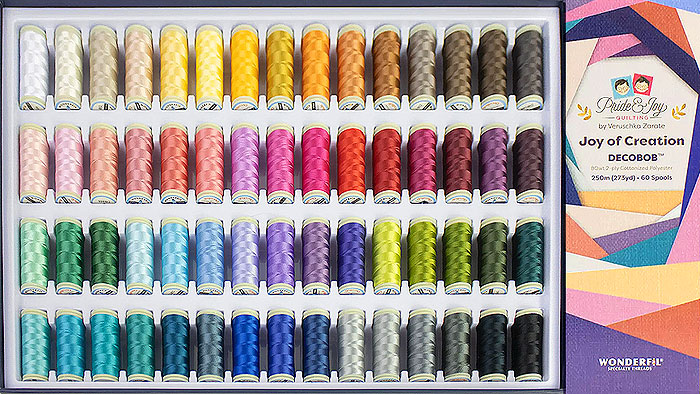 eQuilter The Joy of Creation - DecoBob Thread Set - Veruschka Zarate